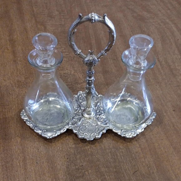 Source Unknown | Kitchen | Vintage Silver Cruet Set | Poshmark